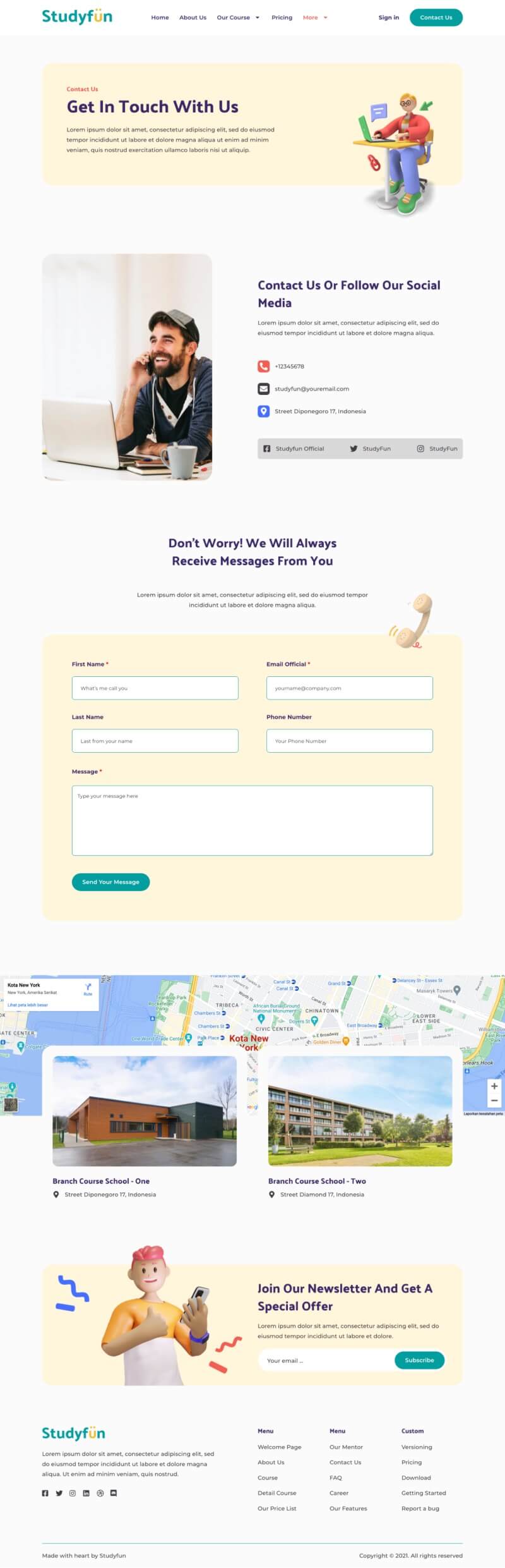 Studyfun - Course Elementor Template Kit by nathatype | ThemeForest